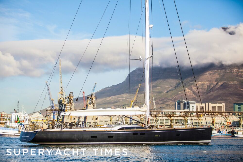Fifth Southern Wind 102 sailing yacht Crossbow launched