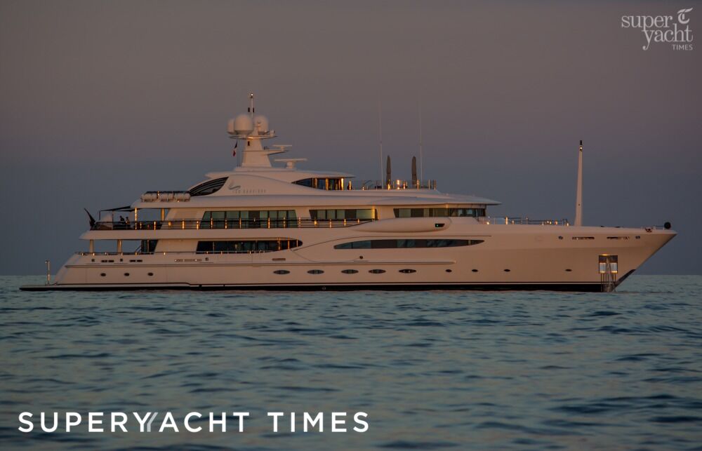 The 65m superyacht Sea Rhapsody by Amels off Cannes