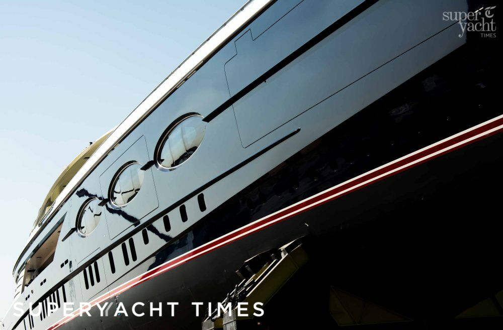 Exclusive: first photos as 106m sailing superyacht project Y712 unveiled