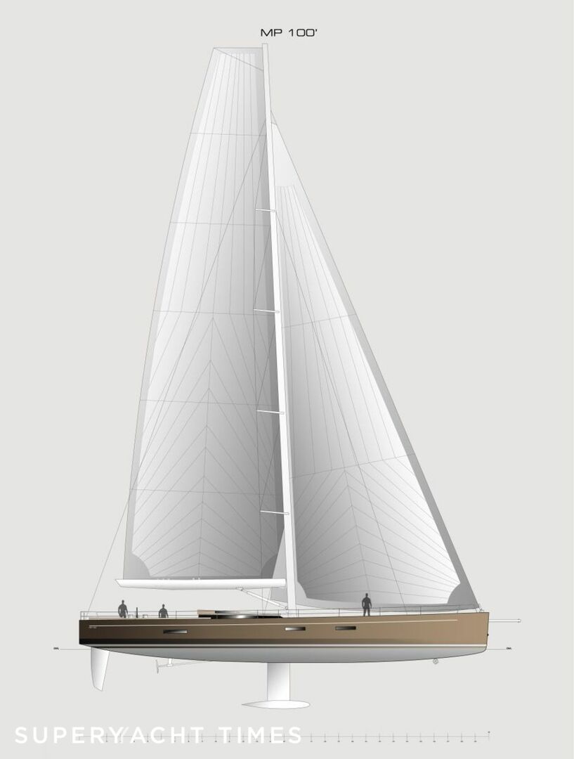 New 30m sailing superyacht concept