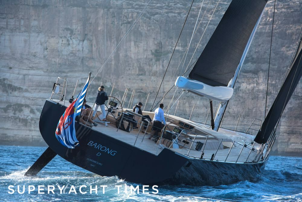 33m Wally sailing yacht Barong D delivered