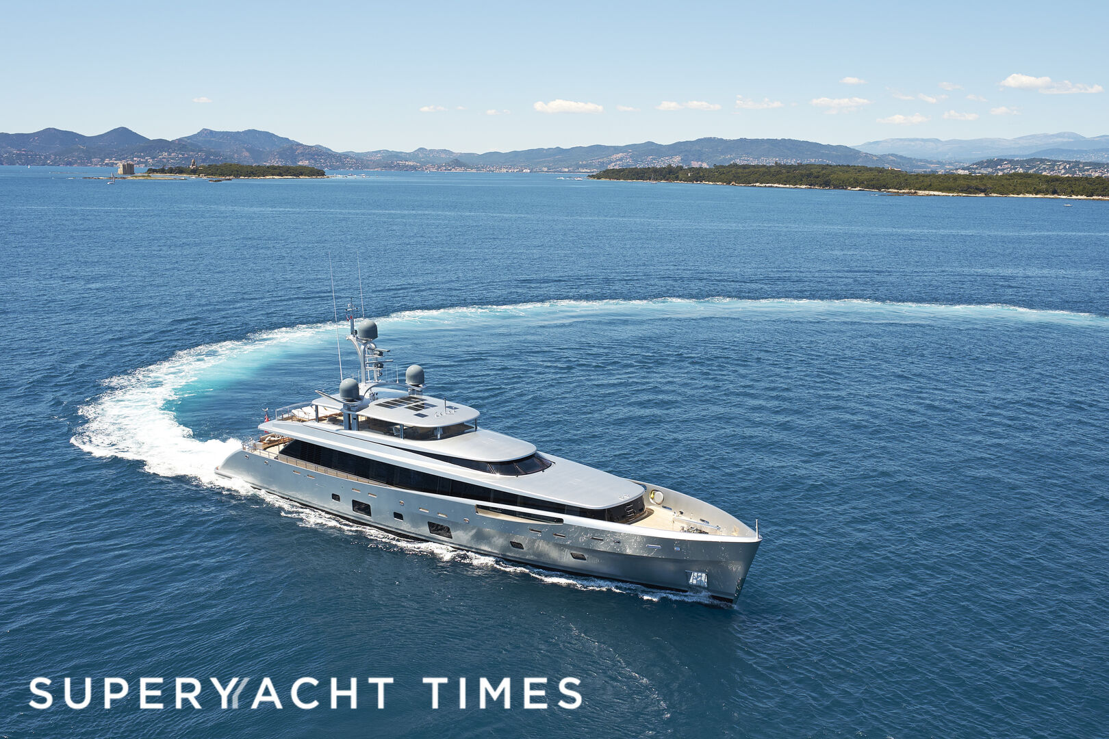 46m motor yacht Lady May on the market