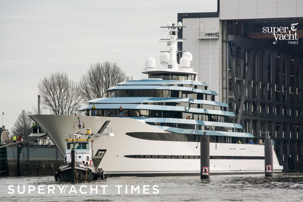 Exclusive: Oceanco launches largest yacht in the Netherlands