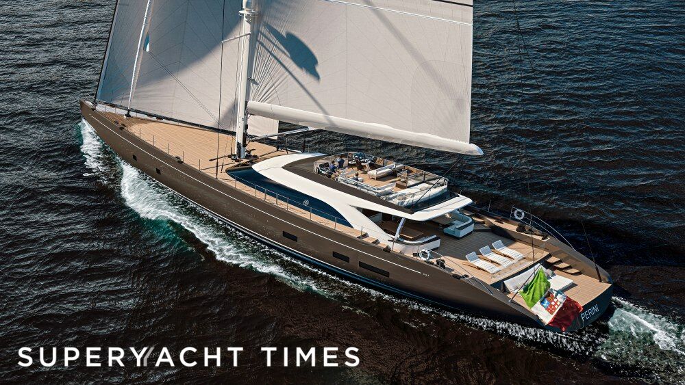 New 47m sloop design by Perini Navi