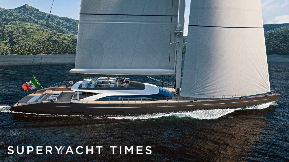 New 47m sloop design by Perini Navi