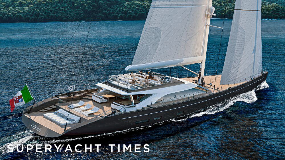 New 47m sloop design by Perini Navi