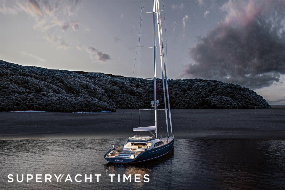 New 47m sloop design by Perini Navi