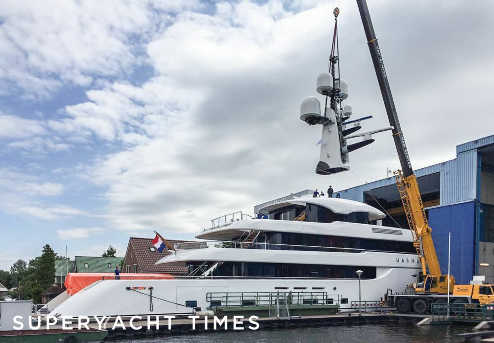 New 73m Feadship superyacht Hasna launched