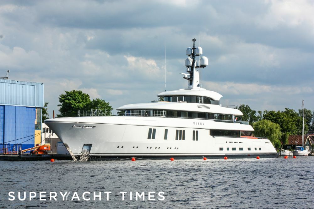 New 73m Feadship superyacht Hasna launched