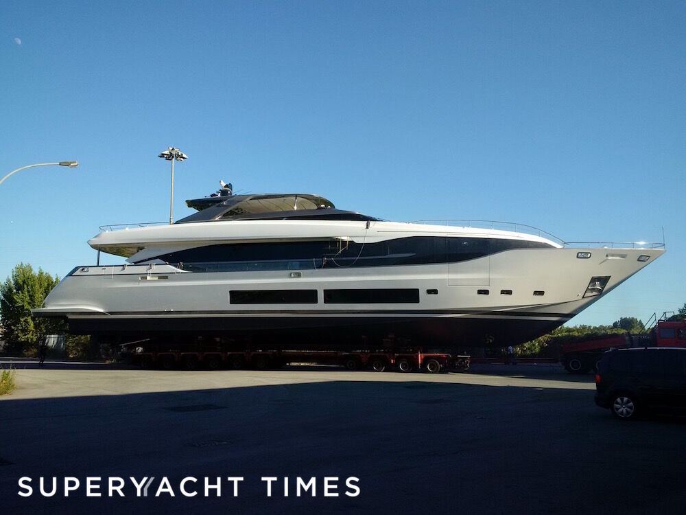 In photos: new Maiora 36 superyacht launched