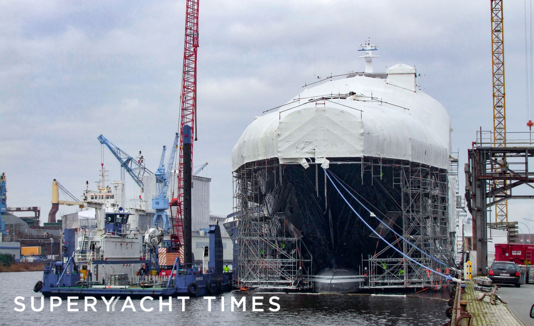 Preview: First glimpse of completed U116 explorer yacht