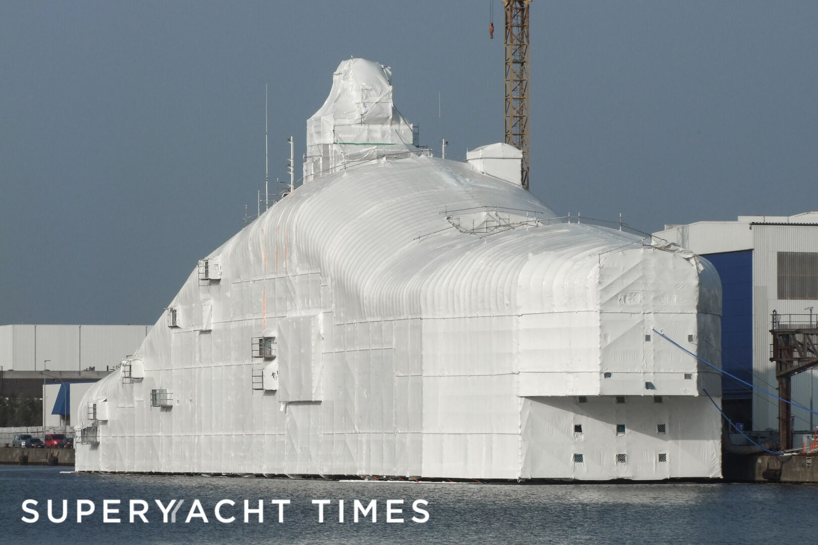 Preview: First glimpse of completed U116 explorer yacht