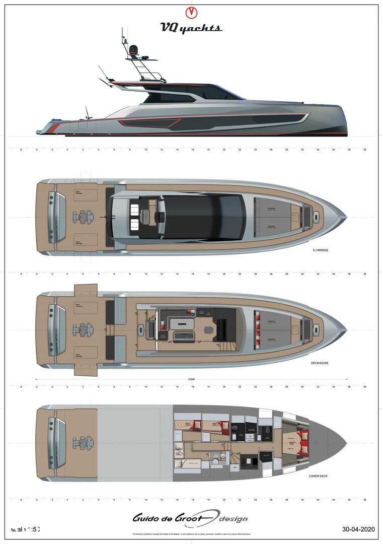 24m VQ80 Sportfish chase boat ordered for 60m project SkyFall