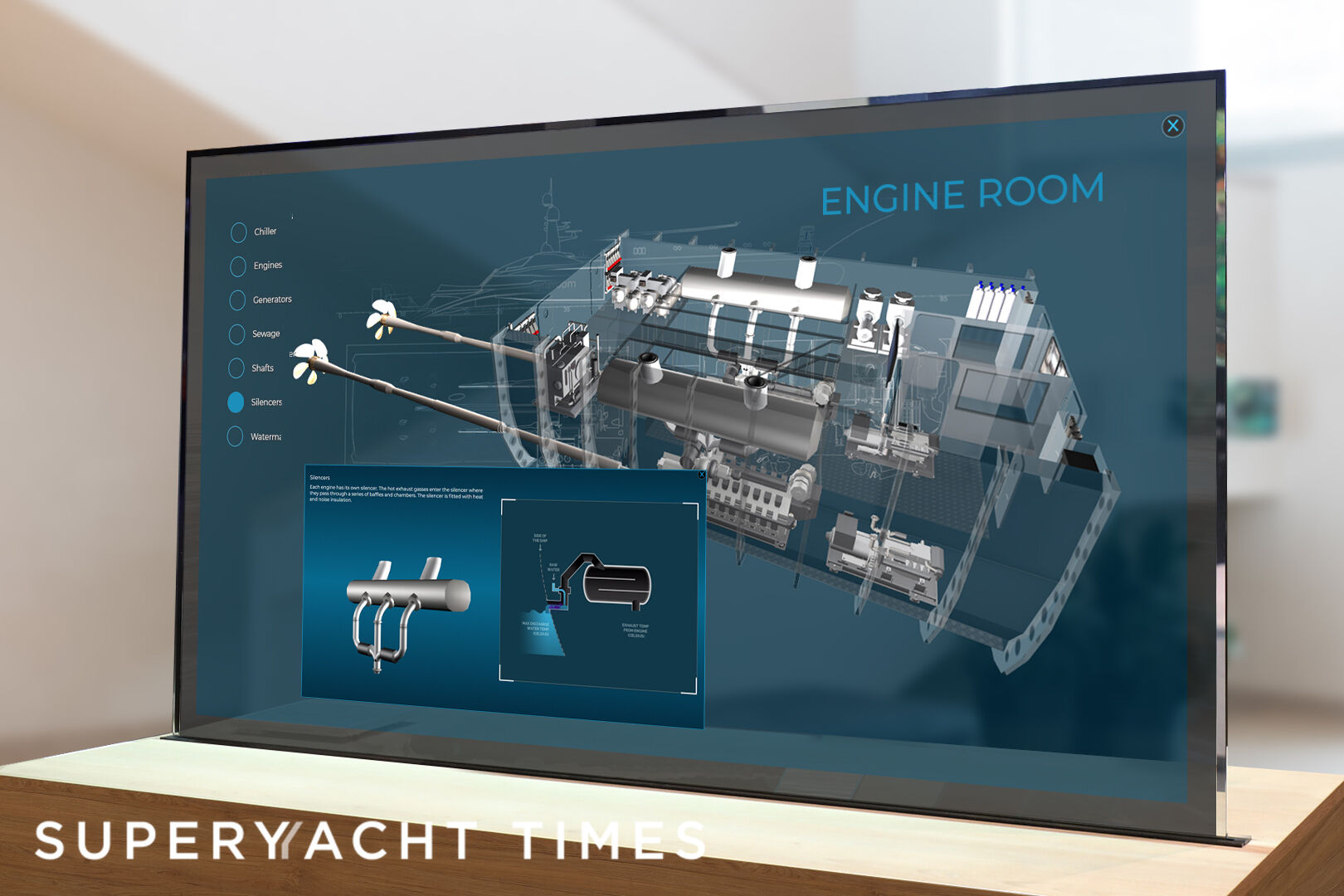 Visualise your Engine Room in 3D with YachtEye