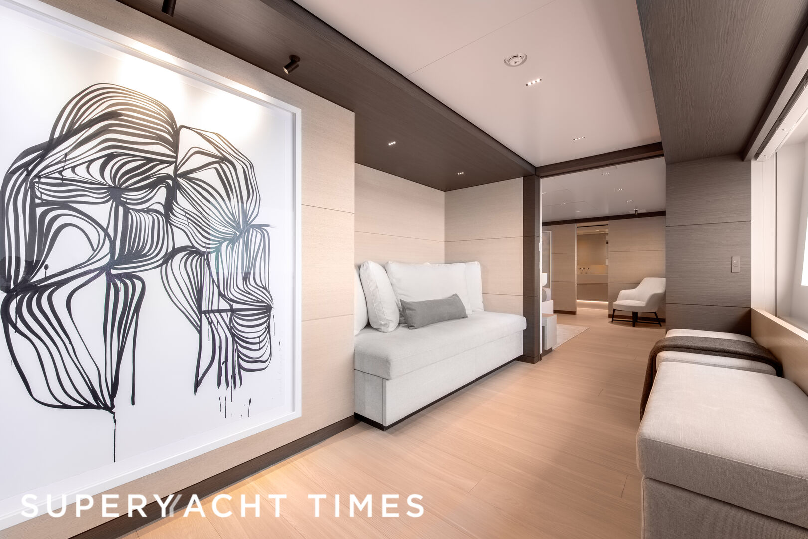 42m Custom Line superyacht Sangha sold