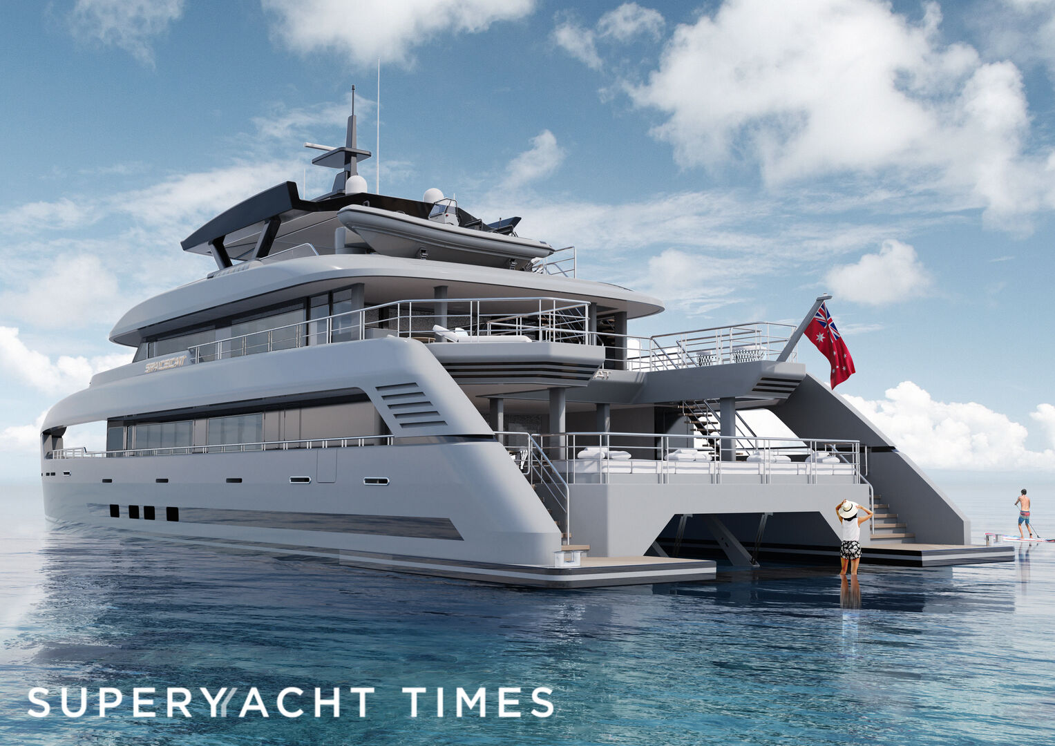 SpaceCat: New images of SilverYachts' 36m multihull yacht