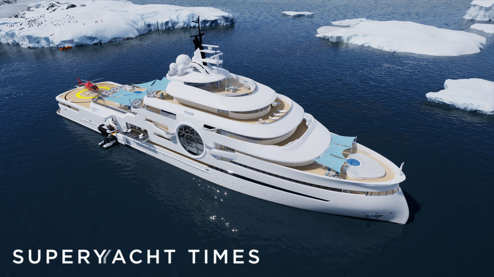 Gresham Yacht Design unveils 100m expedition yacht concept Thor Explore