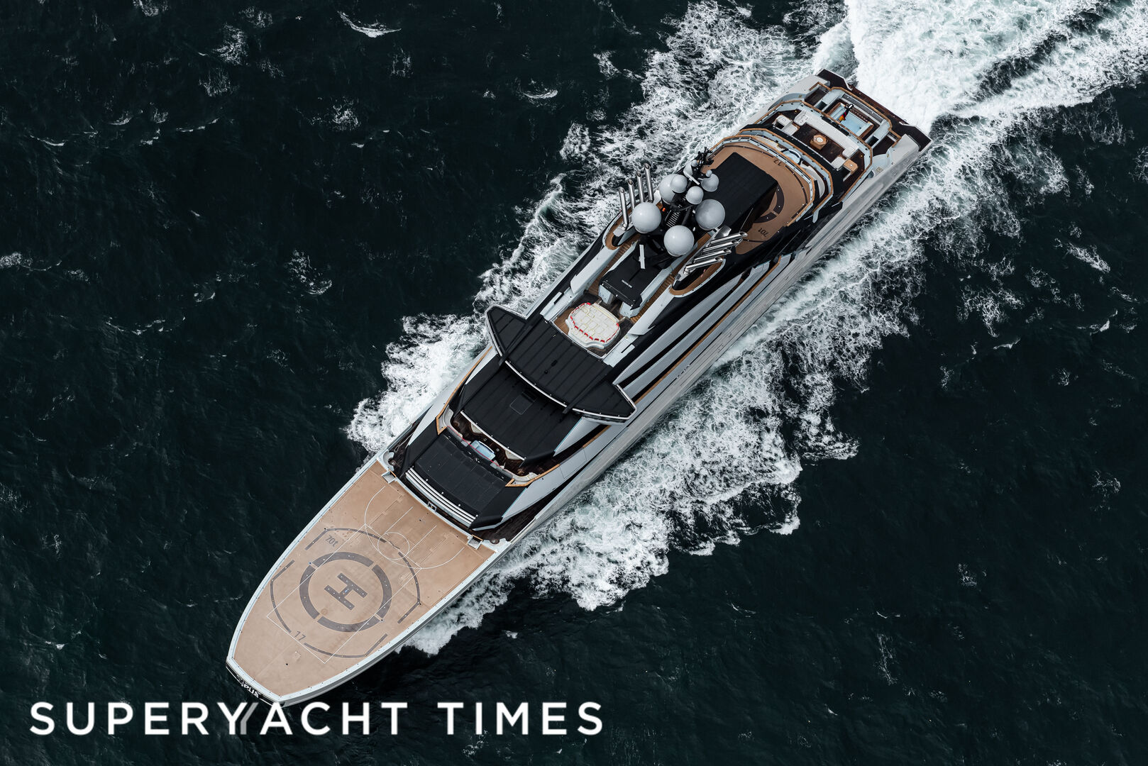 In Pictures: The new 142m Lürssen Opus at sea