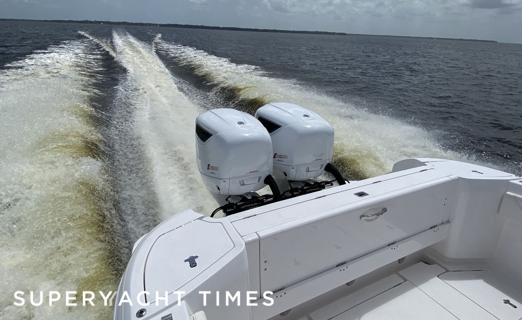 Here’s what one of the most powerful diesel outboard engines looks like
