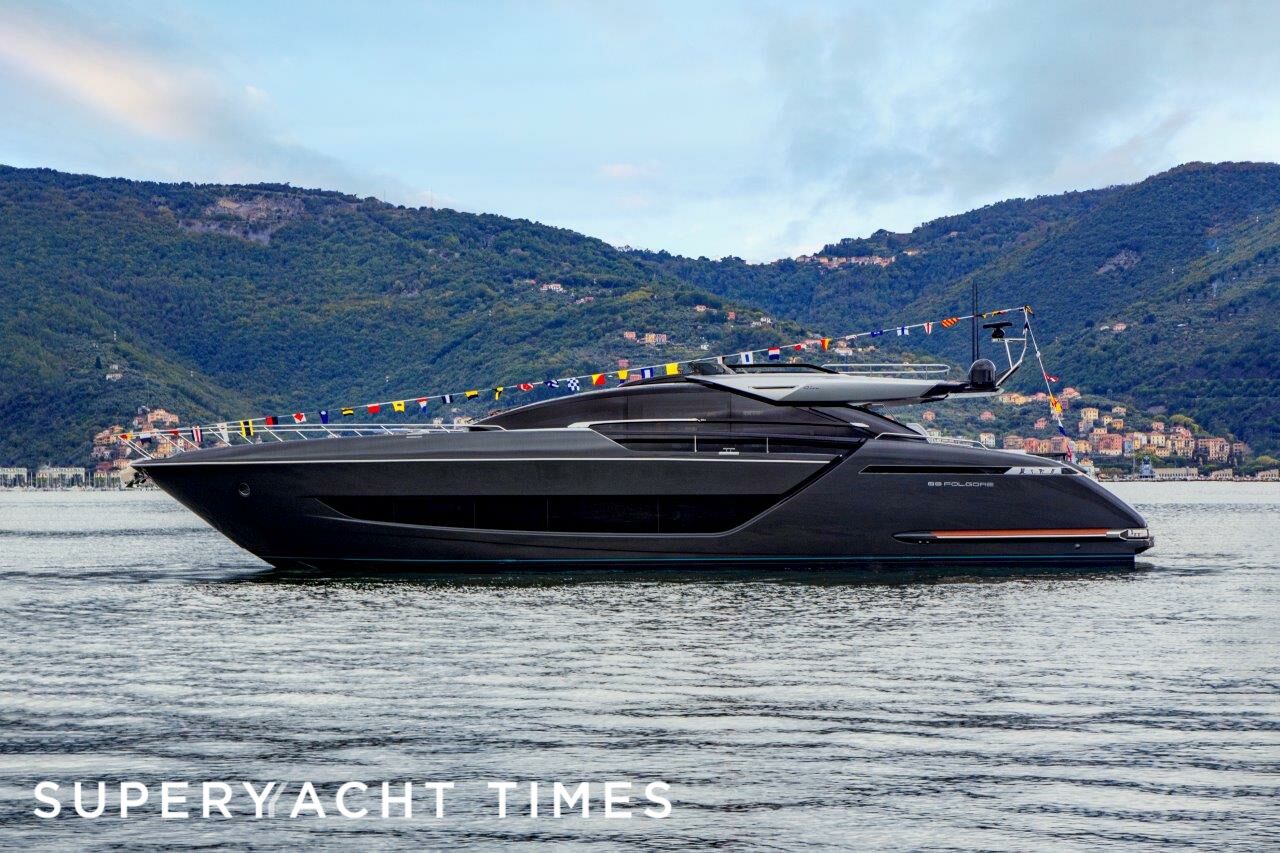 Second Riva 88 Folgore motor yacht launched in La Spezia