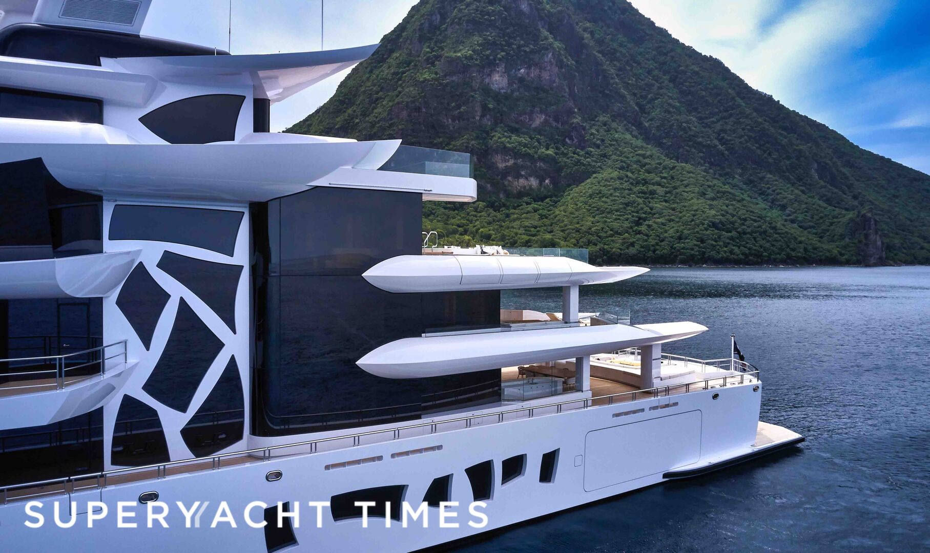 Up close with Nobiskrug's edgy superyacht Artefact in the Caribbean
