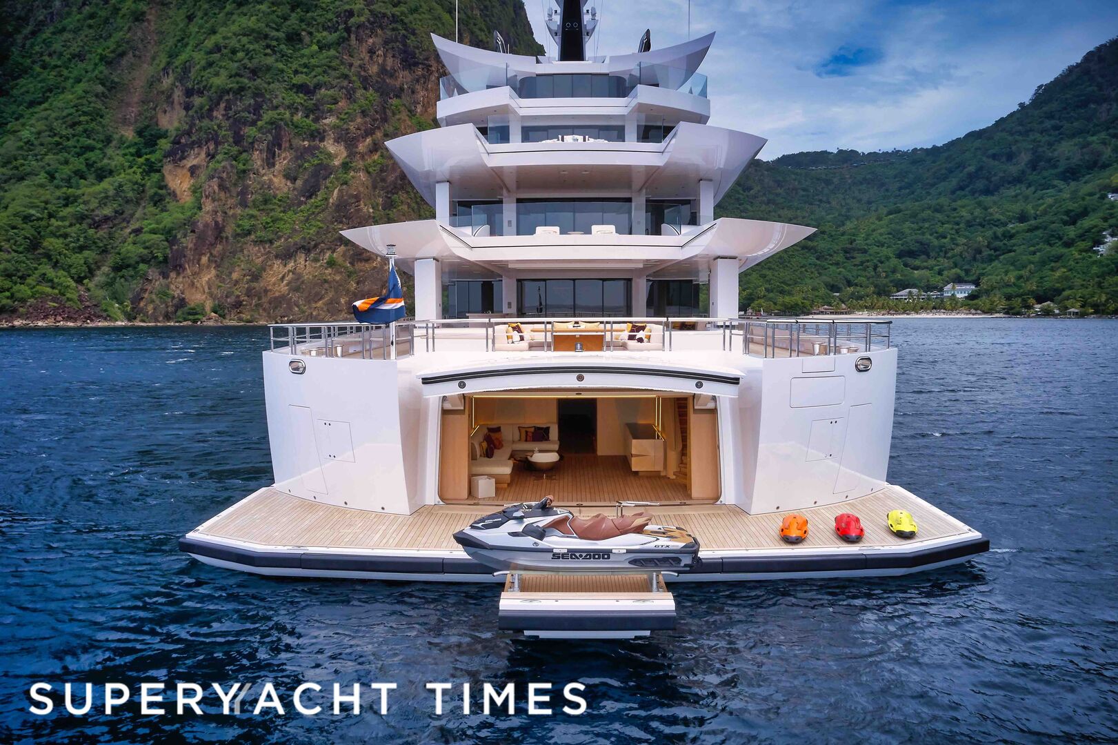 Up close with Nobiskrug's edgy superyacht Artefact in the Caribbean