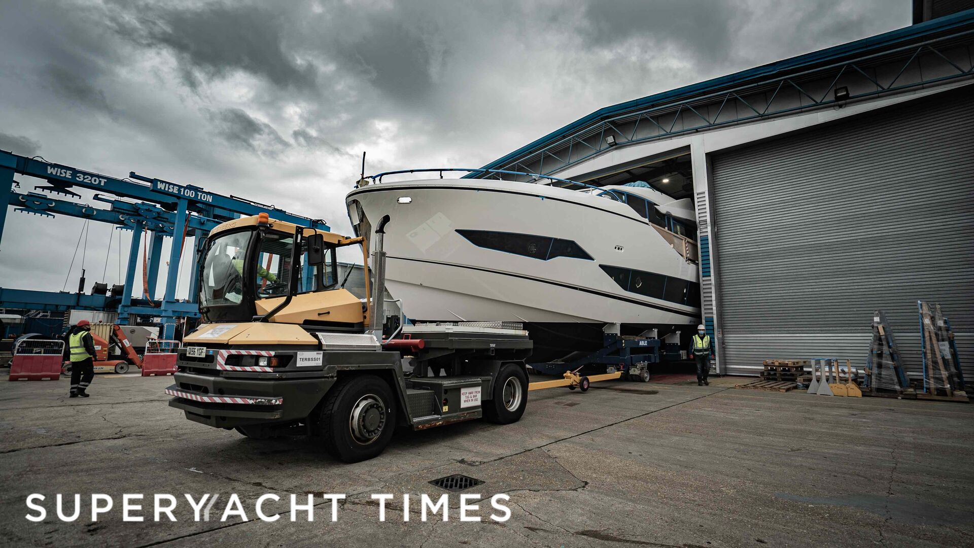 First Sunseeker Ocean 90 ready to launch