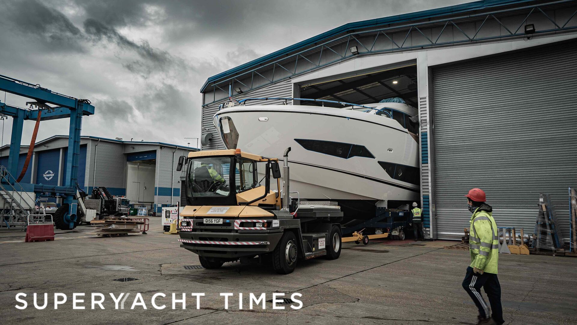 First Sunseeker Ocean 90 ready to launch