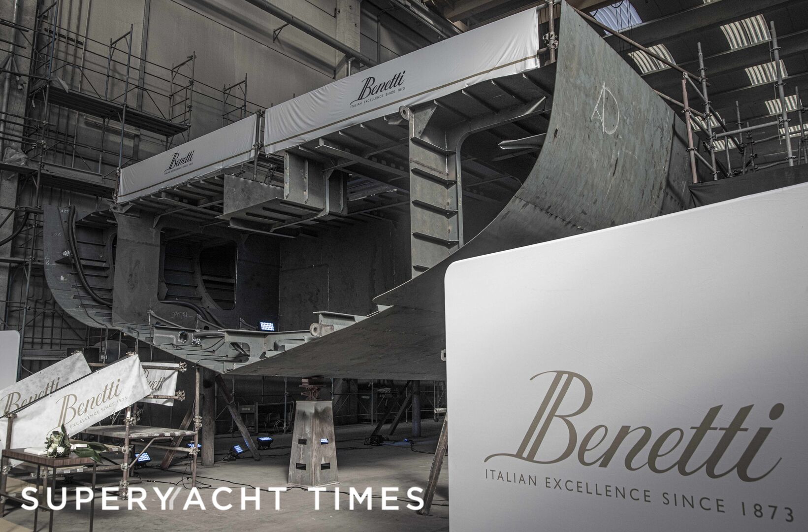Construction begins on custom 62m Benetti FB283 yacht