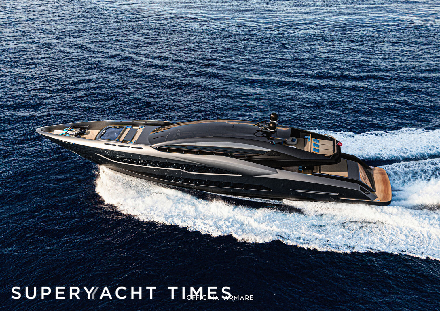 BadGal: The all-black 43m sporty superyacht concept by Officina Armare