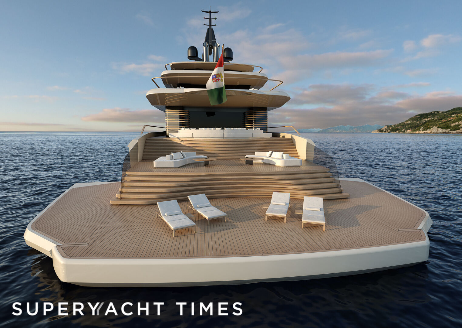 New Nauta yacht designs feature expandable beach club