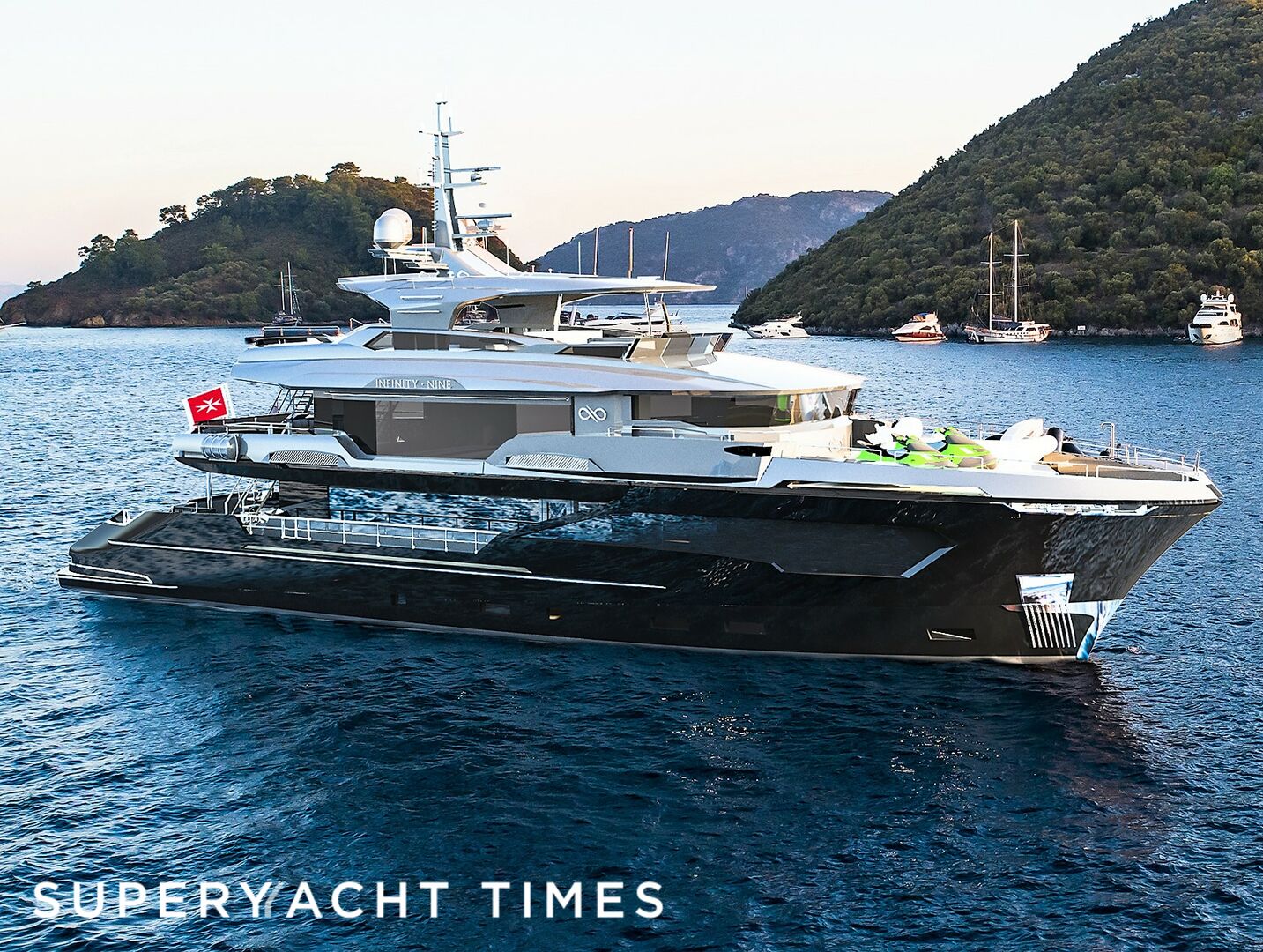 New details on NBA star Tony Parker’s 35m yacht Infinity Nine