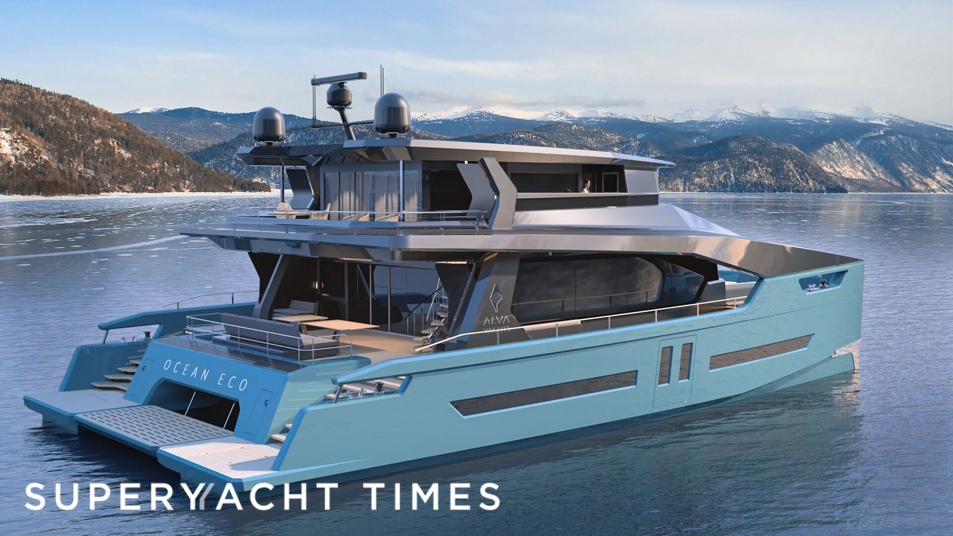 Insight: New interior renders of the 27m Ocean Eco 90