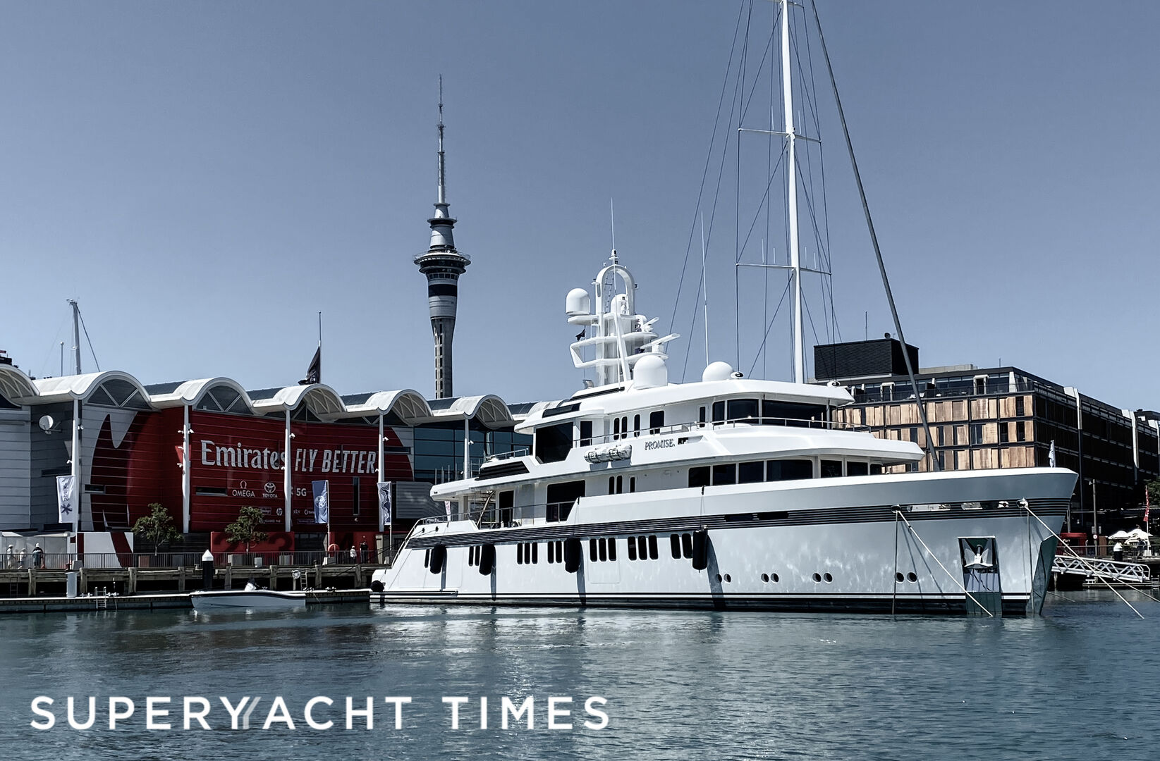 Feadship superyacht Promise in Auckland