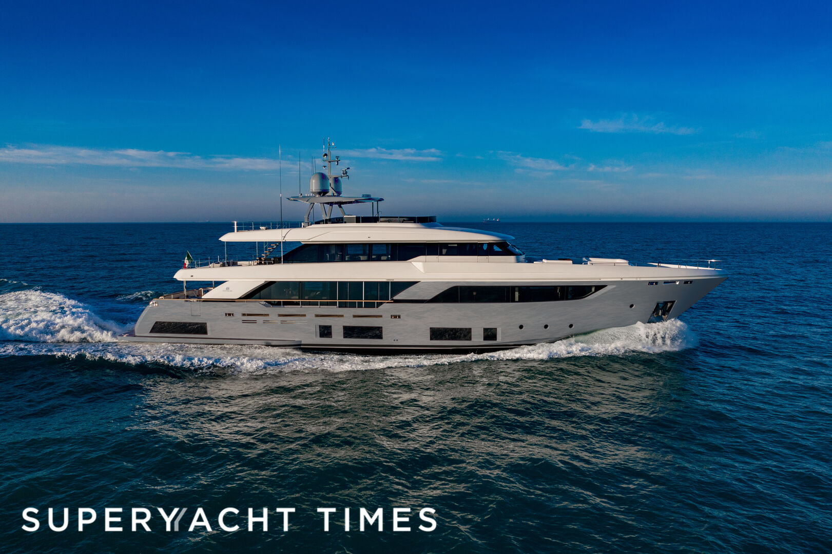 37m in-build Custom Line Navetta 37 superyacht sold