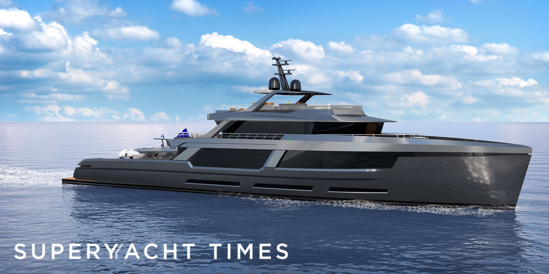 Luxury 50m Explorer getaway yacht concept from MP Yacht Design