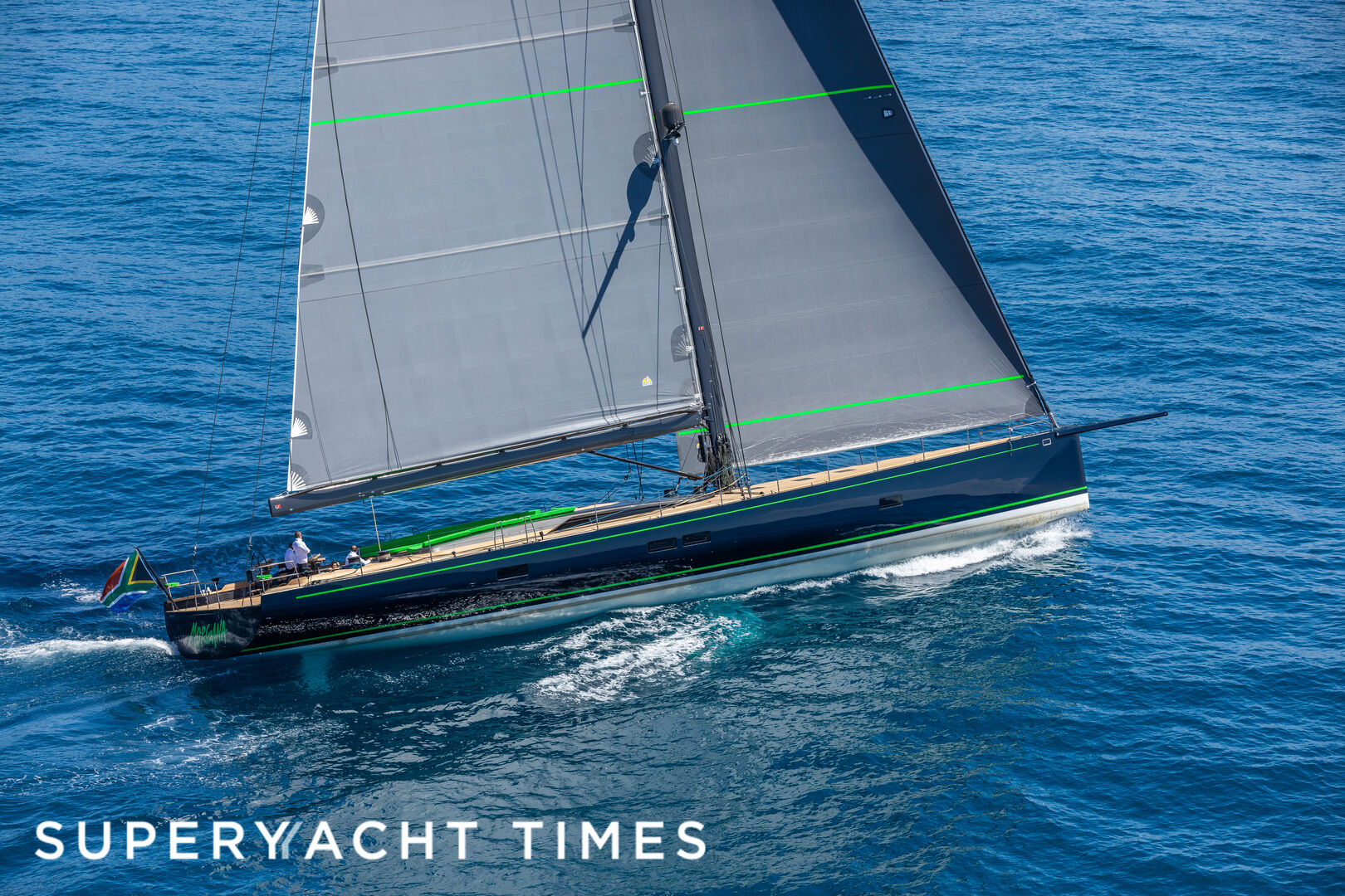 30m custom Southern Wind sailing yacht Morgana delivered in Italy