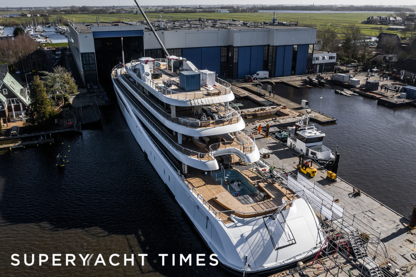Feadship launches 94m hybrid superyacht Project 817