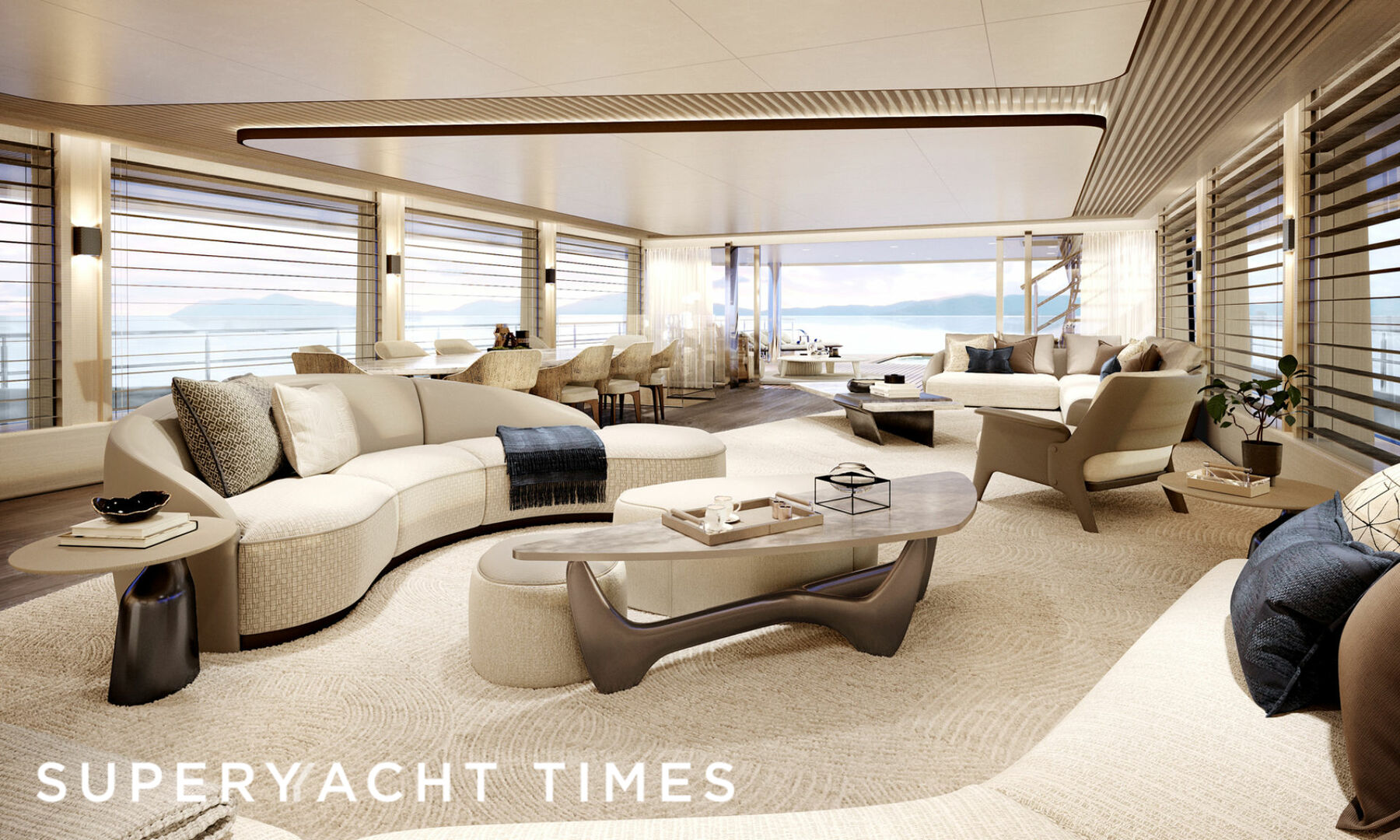 World premier: Feadship's 65m Freedom interior unveiled with FM ...