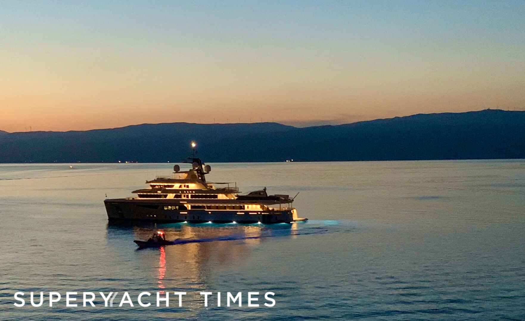 The Greek explorer yacht I Nova in Hydra