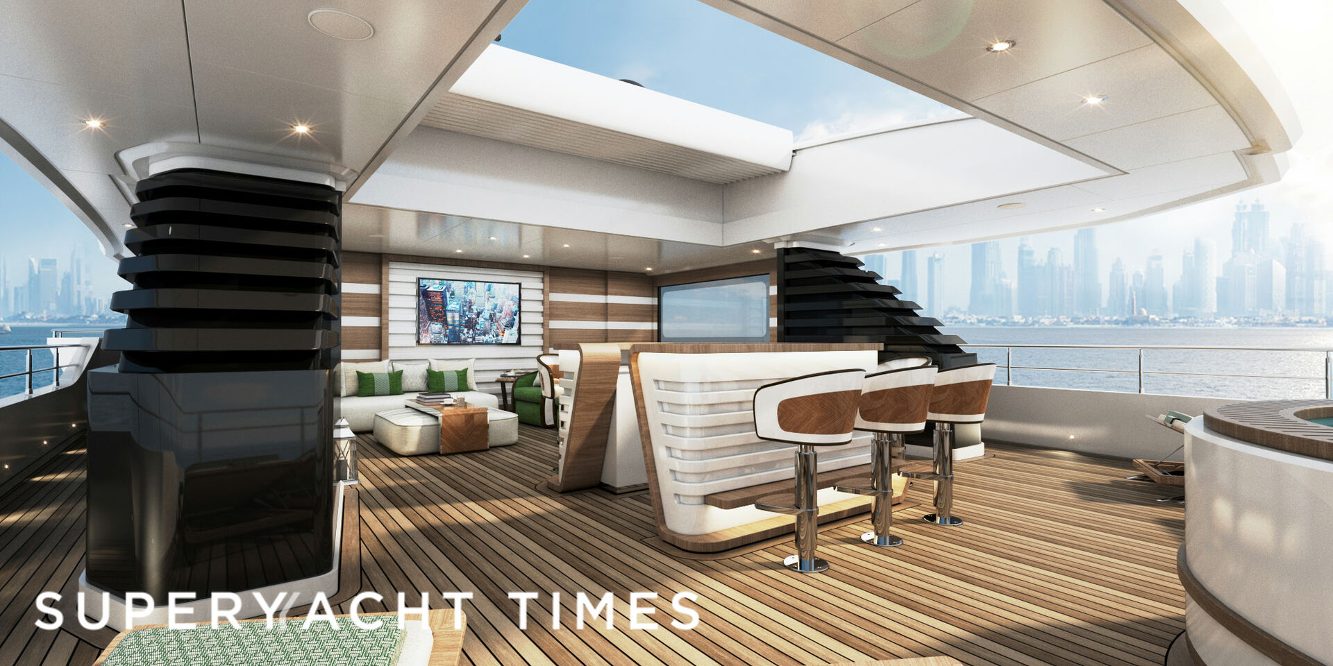 Inside the magnificent Majesty 175 by Gulf Craft