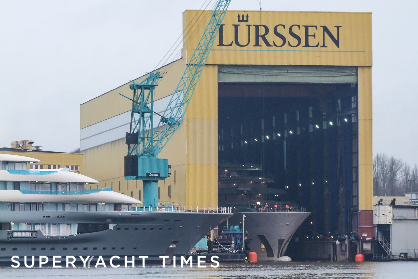 Lürssen’s latest mega superyacht enters final stage of construction
