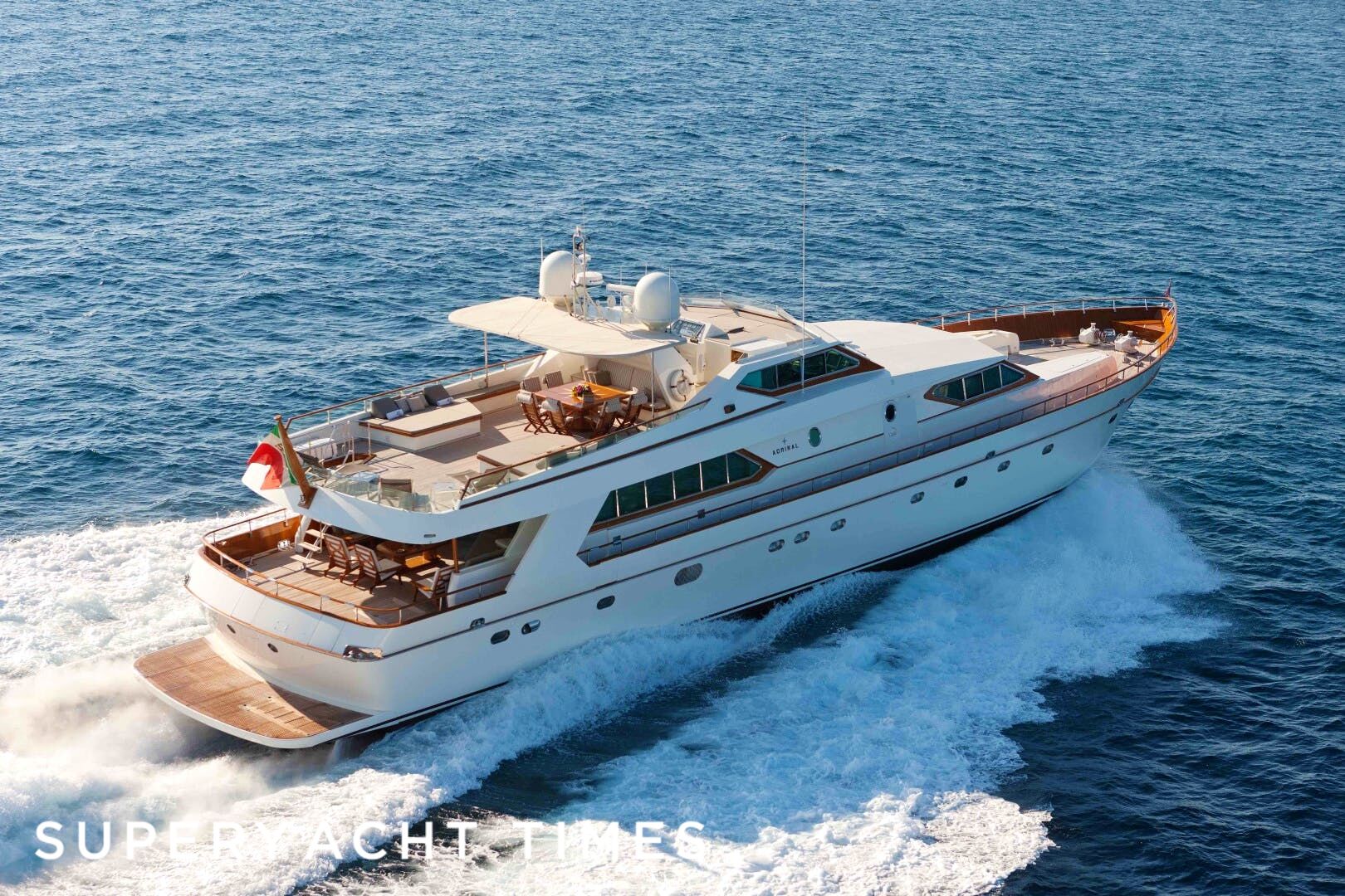 New to Market: 36m Admiral superyacht Saudades now for sale