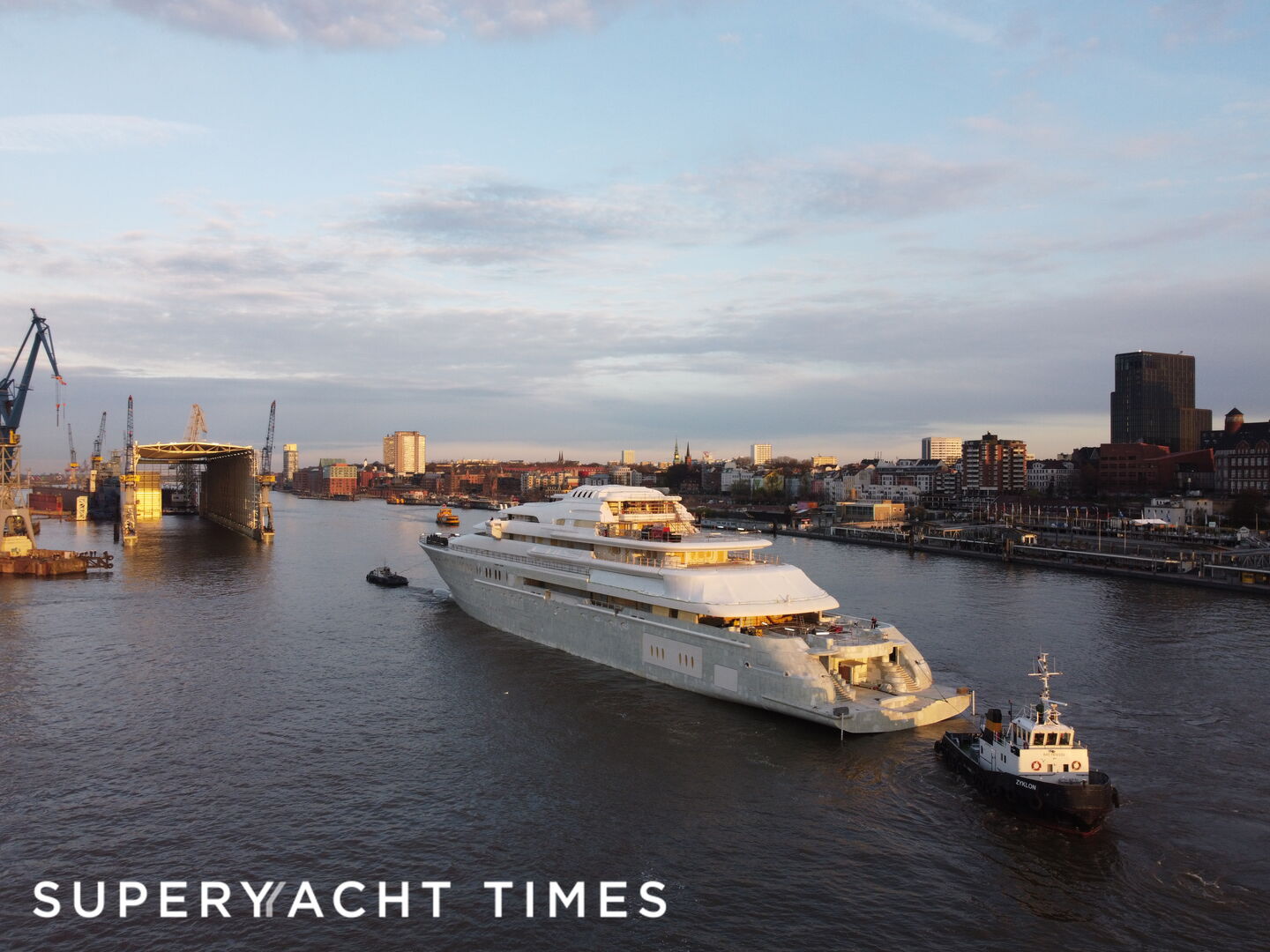 Hull of 146m Lürssen superyacht Project Opera launched