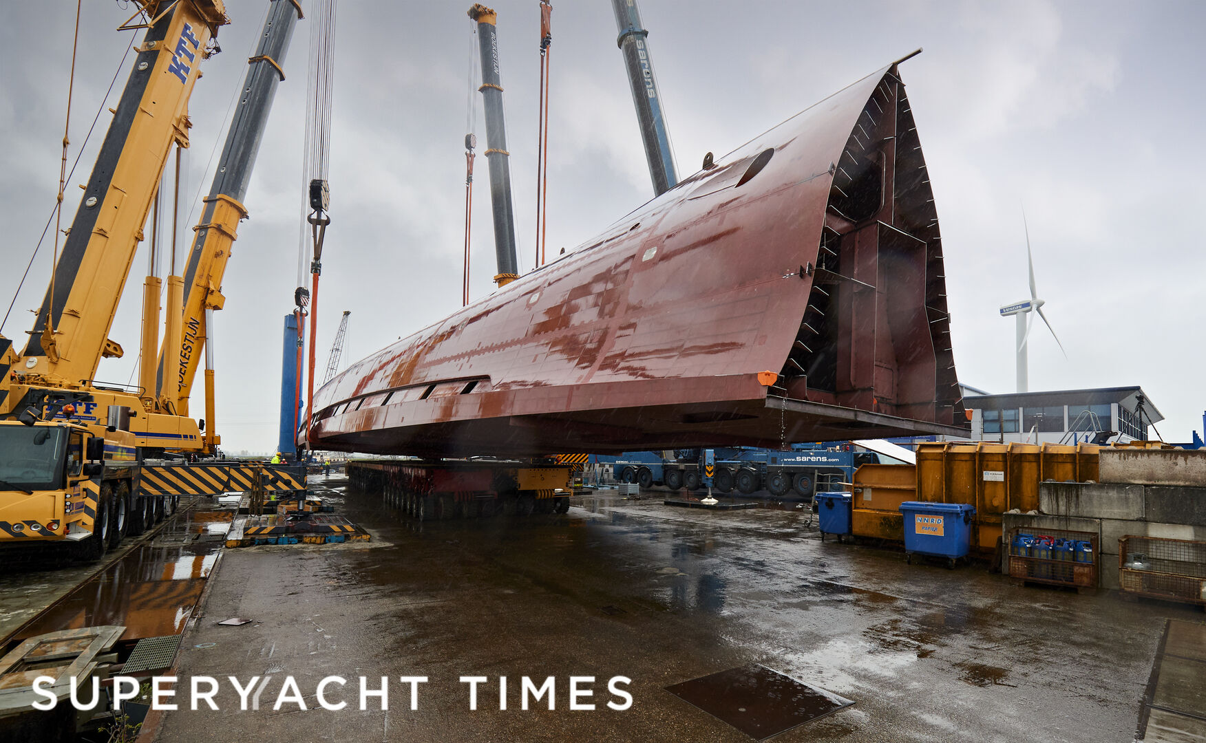 Hull turned on 67m Heesen superyacht Project Sparta