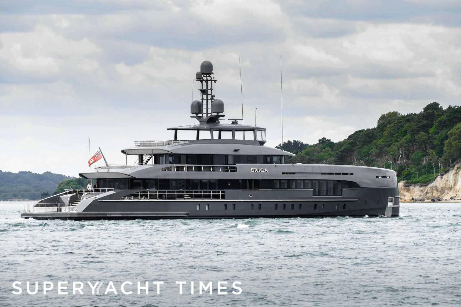 The 50m Heesen Erica in Dorset