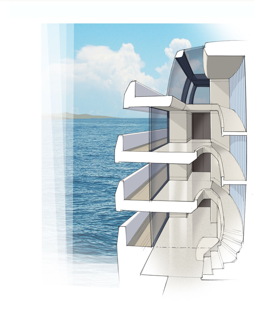 Turquoise Yachts and Harrison Eidsgaard unveil 84m Project Atlas in SYT 3D