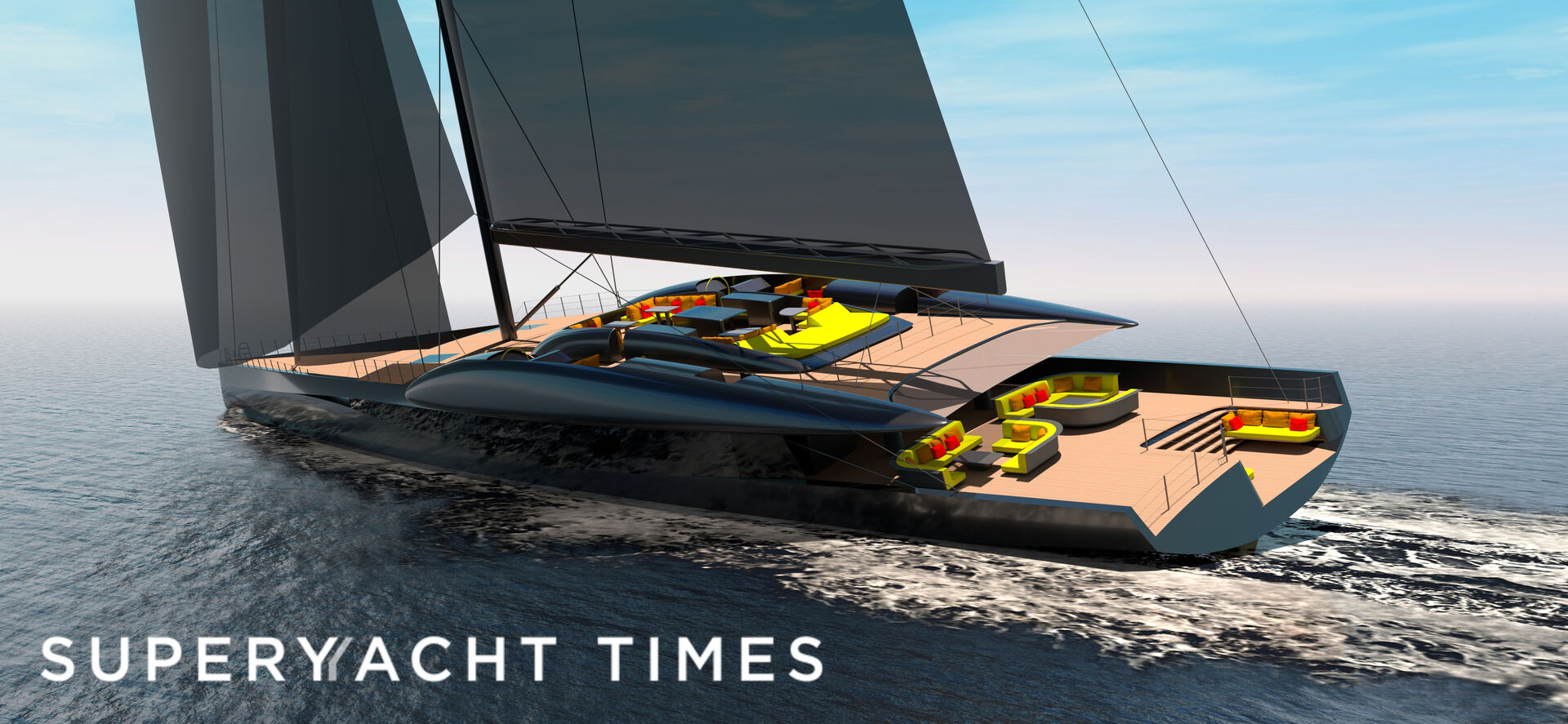 Project Fury: New 63m, 705 GT sailing superyacht concept