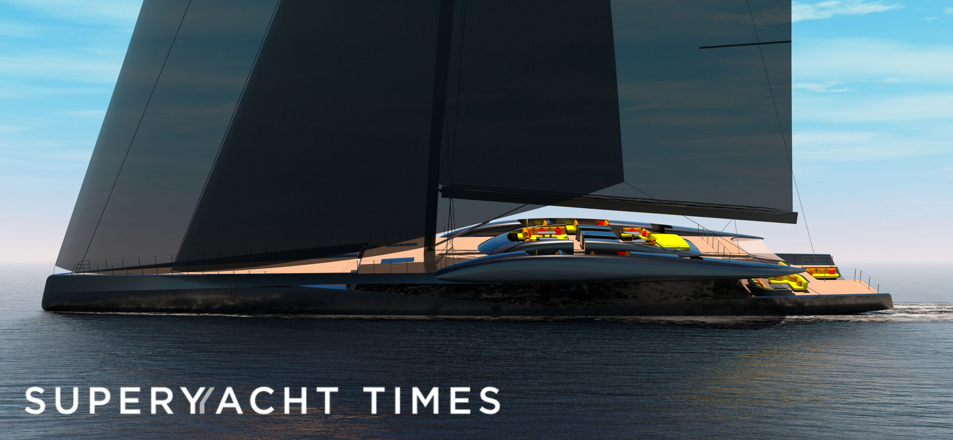 Project Fury: New 63m, 705 GT sailing superyacht concept