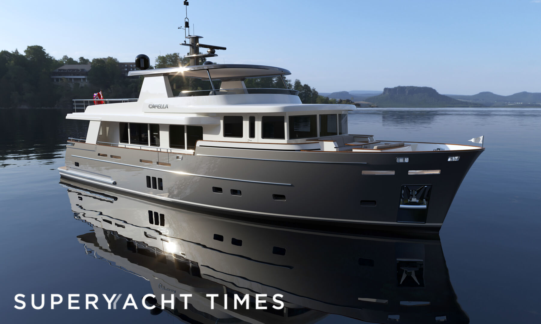 First look: Van der Valk's 24m yacht Capella in-build